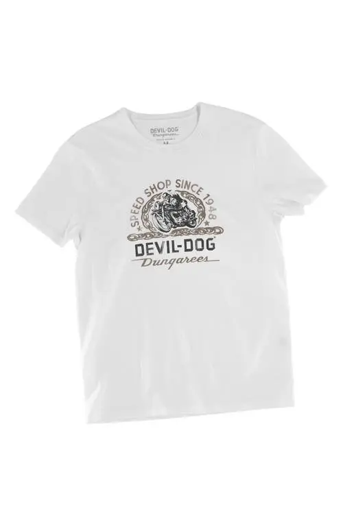 DEVIL-DOG DUNGAREES Speed Shop Graphic T-shirt