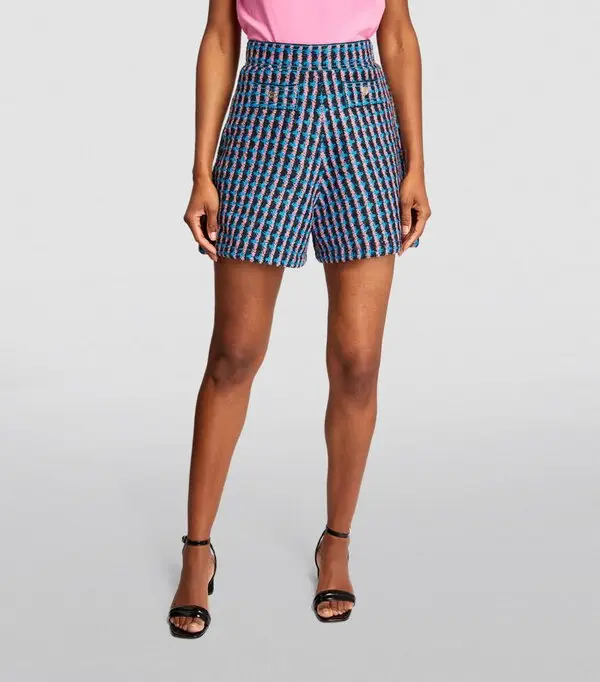 Buy Sandro Tweed Shorts - Black At 49% Off | Editorialist