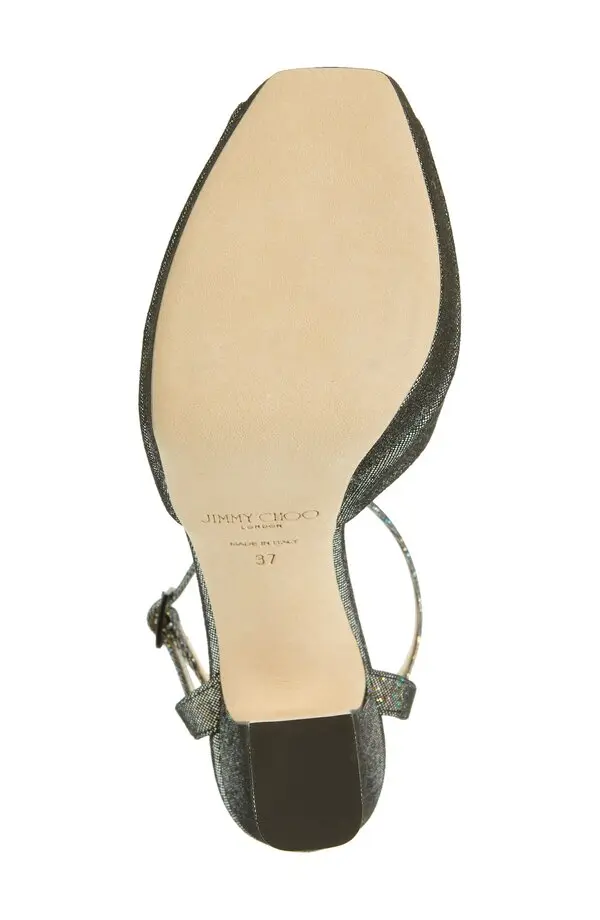 JIMMY CHOO Sacaria Glitter Platform Sandal