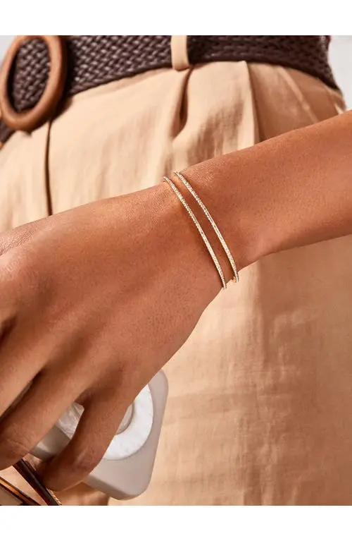 Baublebar Val Pavé Double Cuff Bracelet
