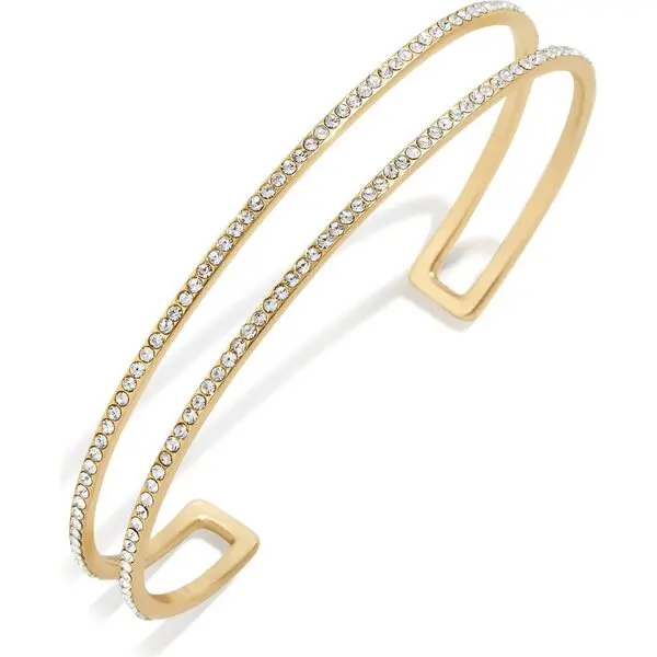 Baublebar Val Pavé Double Cuff Bracelet - Clear