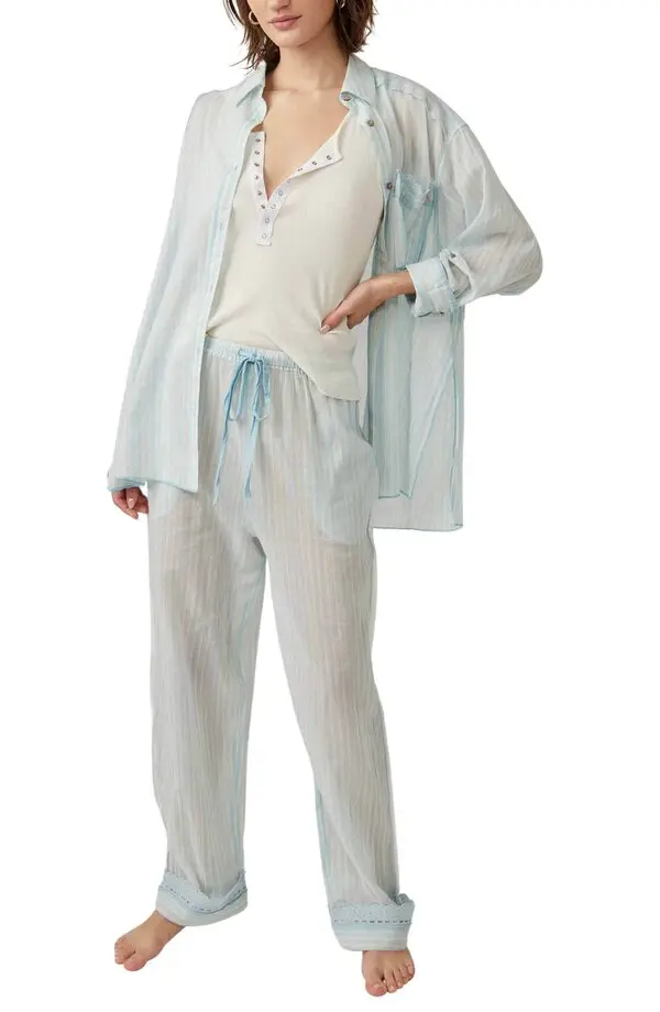 Free People Sleep Mode Cotton Pajama Pants