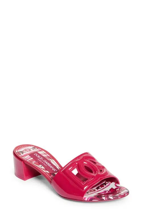Dolce & Gabbana Interlock Logo Slide Sandal