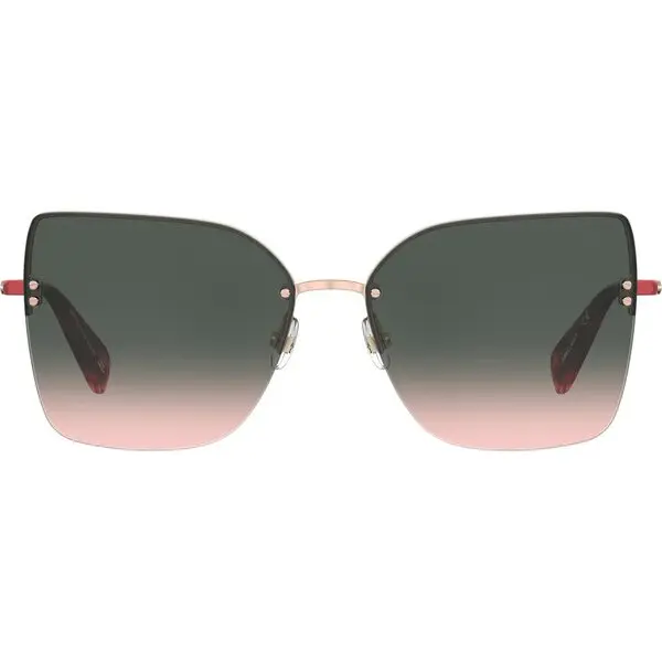 Kate Spade New York Ariella/g/s Sunglasses - Red Gold R/green Pink
