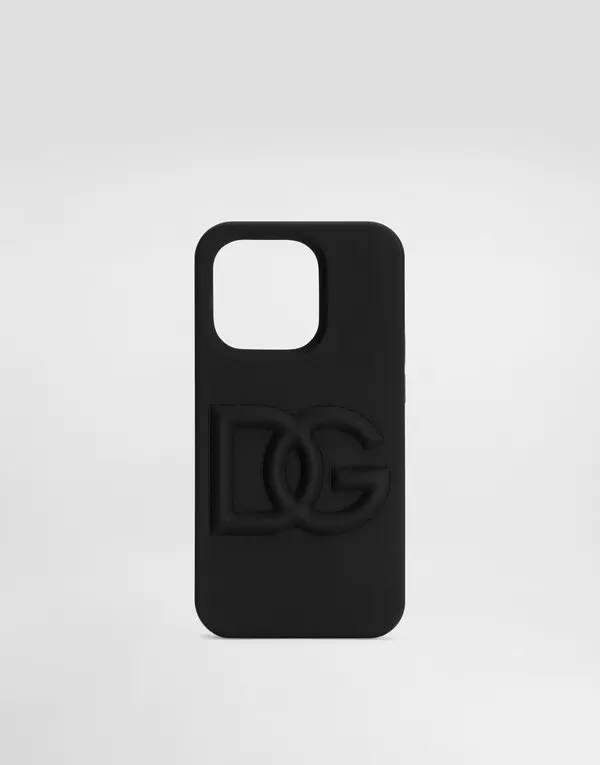 Dolce & Gabbana Rubber Iphone 15 Pro Cover - Black
