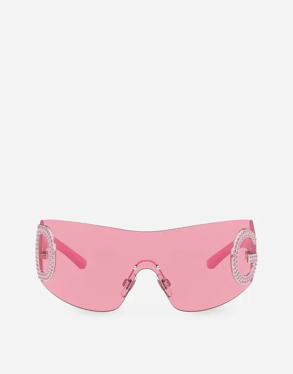 Dolce & Gabbana Re-edition Sunglasses - Pink With Pink Strass