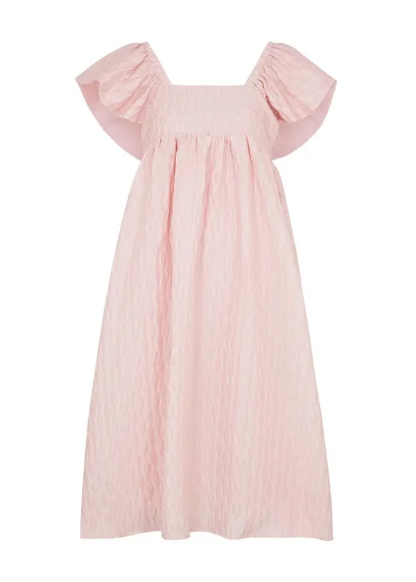 open lace back dress Mini Dress Baby Pink Jane Satin Mini Dress Size 10