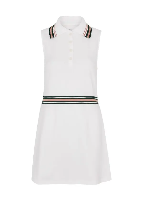 Varley Easton Court Stretch-Jersey Mini Dress In White - 51% Off |  Editorialist