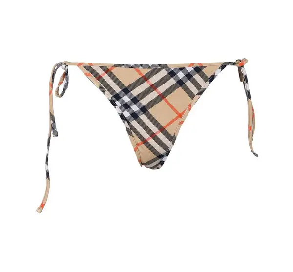 Burberry Check Bikini - Brown