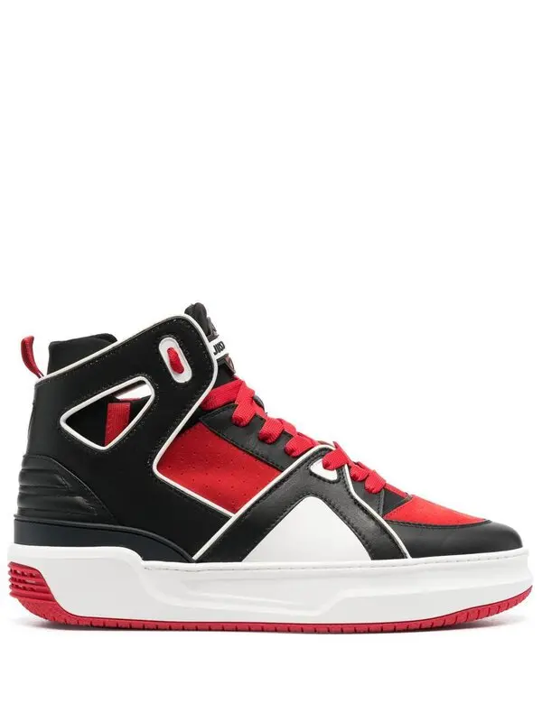 Just Don Basketball Court Side Hi JD1/ Shoes Just Don Basketball Courtside Hi JD1 High Top Blue White  main image 3