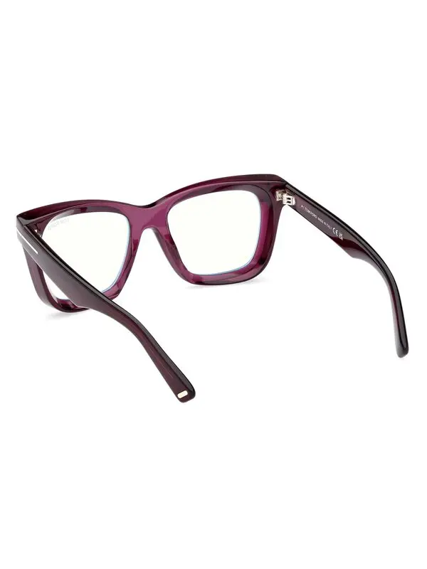 TOM FORD Raven 52mm Blue Block Glasses