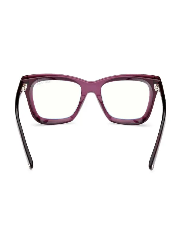TOM FORD Raven 52mm Blue Block Glasses