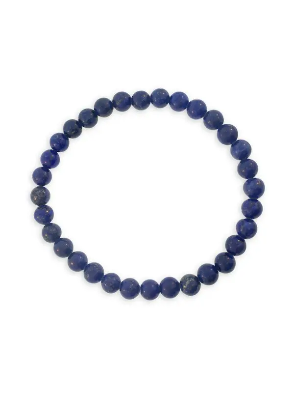 JAN LESLIE Stretch Bracelet - Blue Lapis
