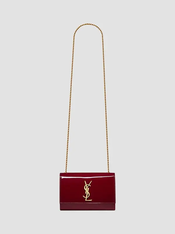 Saint Laurent Kate Patent Leather Shoulder Bag