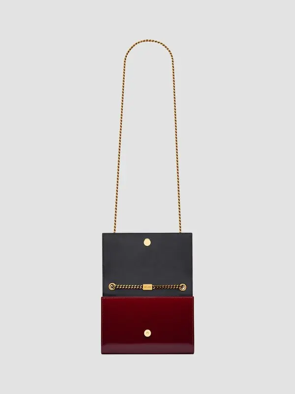 Saint Laurent Kate Patent Leather Shoulder Bag