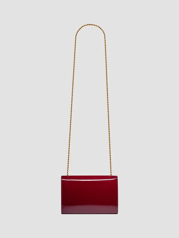 Saint Laurent Kate Patent Leather Shoulder Bag