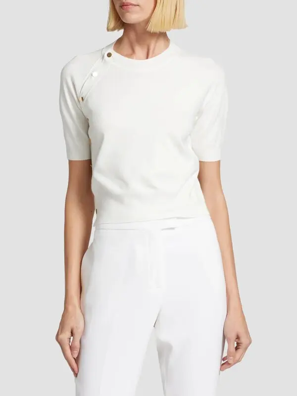 Altuzarra Mini Minimoto Knit Crop Sweater - Black