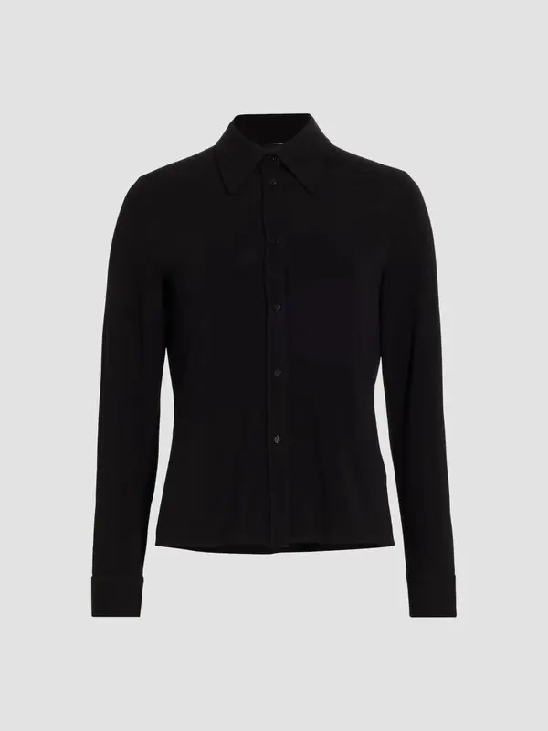 NILI LOTAN Celestine Button-front Blouse - Black