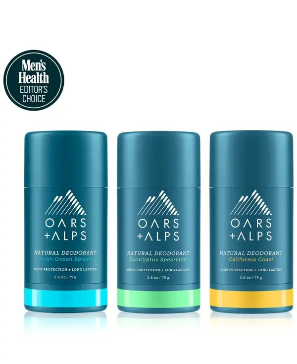 OARS + ALPS 3-pc. Aluminum Free Deodorant Set - No Color