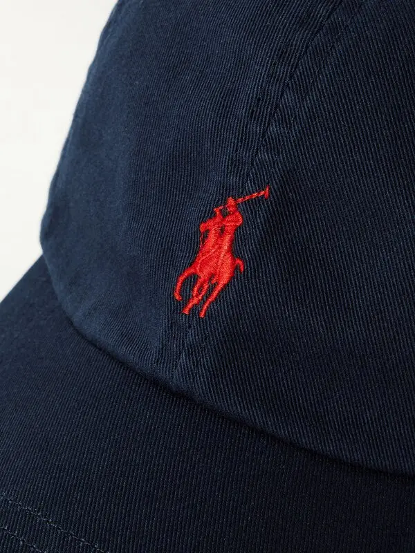 Polo Ralph Lauren Logo-embroidered Cotton-twill Baseball Cap - Blue