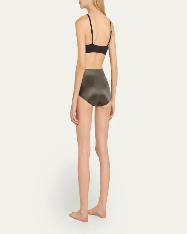 Spanx High-rise Stretch Briefs - Silver Moon