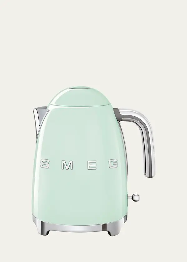 SMEG Retro Electric Kettle, Polished - Pastel Green