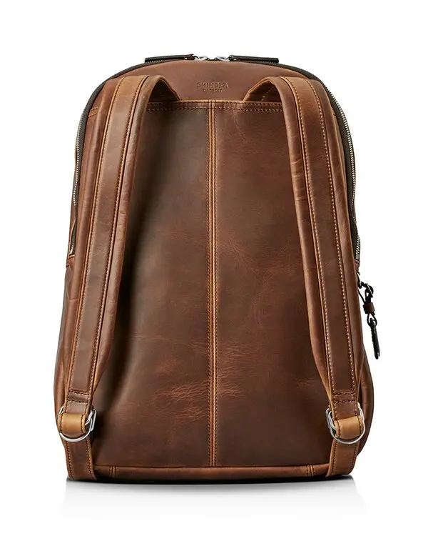 Shinola Distressed Runwell Backpack - Medium Brown
