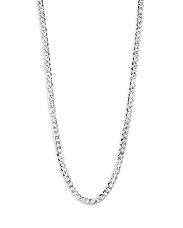 MILANESI AND CO Sterling Curb Chain Necklace - Silver
