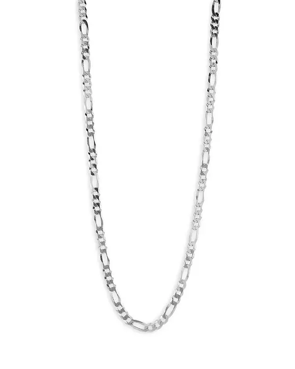MILANESI AND CO Sterling Figaro Chain Necklace - Silver