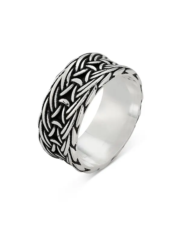 MILANESI AND CO Sterling Weave Band Ring - Silver