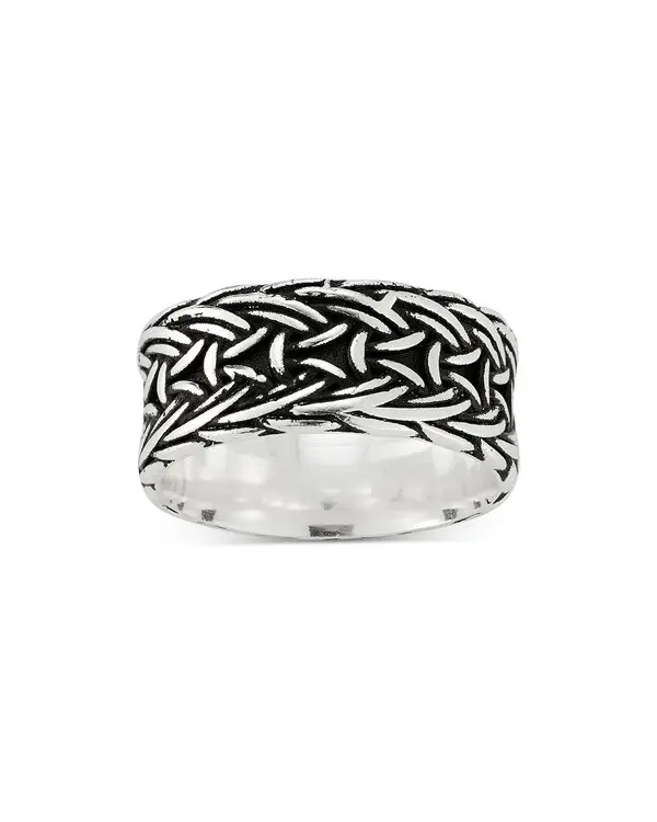 MILANESI AND CO Sterling Weave Band Ring