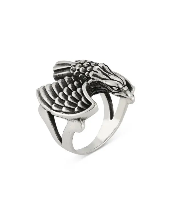 MILANESI AND CO Sterling Oxidized Eagle Ring