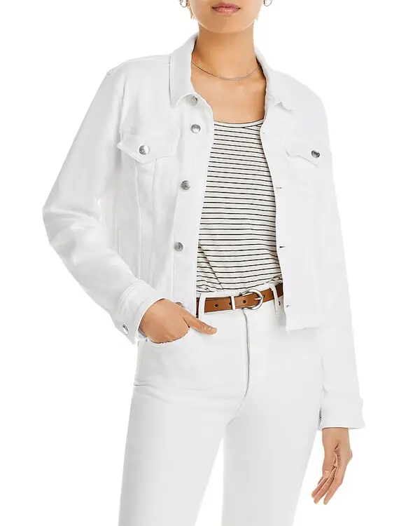 7 For All Mankind Classic Trucker Denim Jacket - Soleil