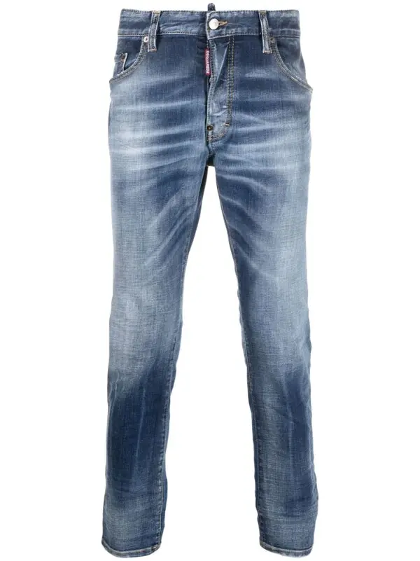Dsquared2 Washed Slim-fit Jeans