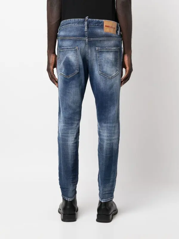 Dsquared2 Washed Slim-fit Jeans