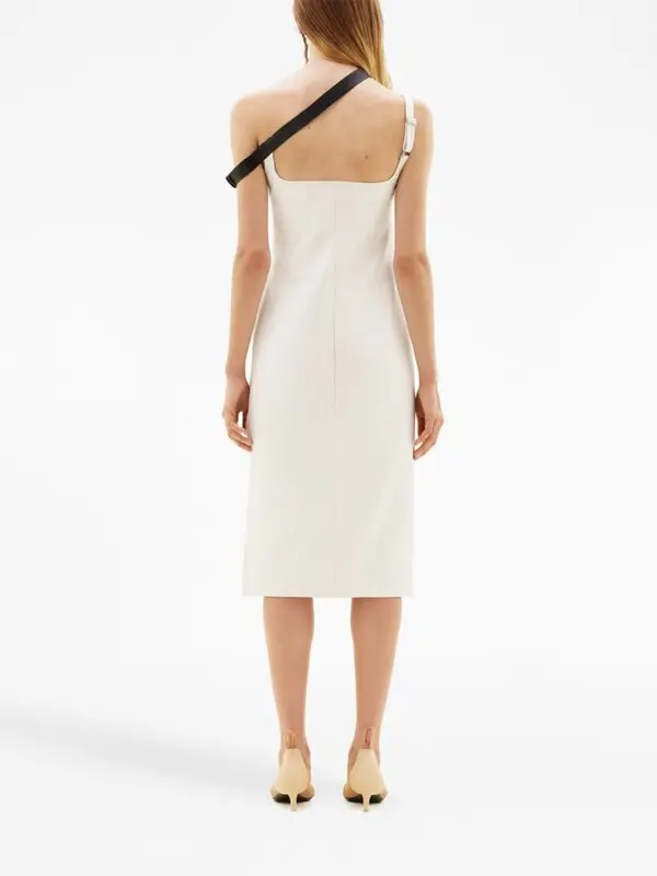 COURREGES Asymmetric-strap Vinyl Dress