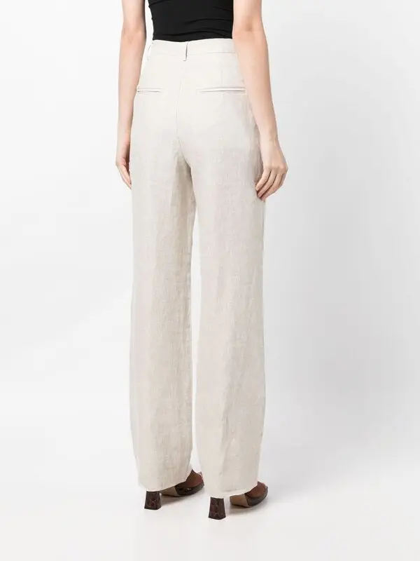 REFORMATION Mason Wide-leg Linen Trousers