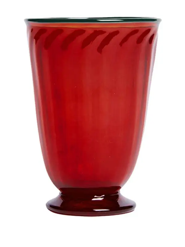 La DoubleJ Rainbow Murano Glasses - Red