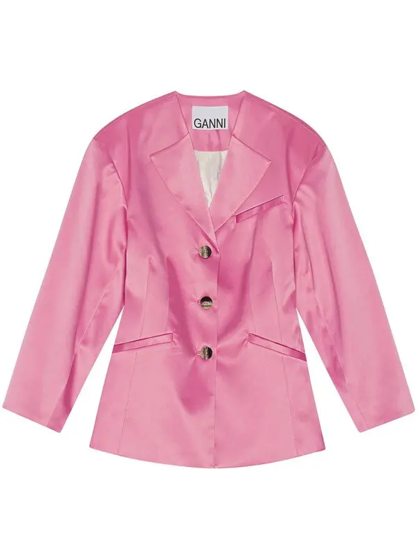 GANNI Single-breasted Blazer