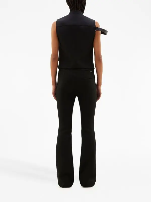 COURREGES Distressed-effect Flared Trousers