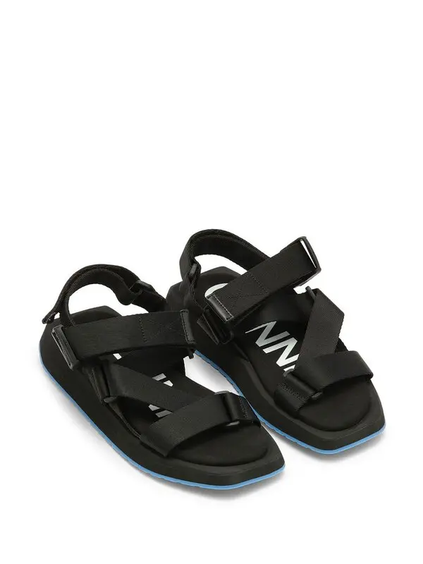 GANNI Multi-strap Sandals - Black