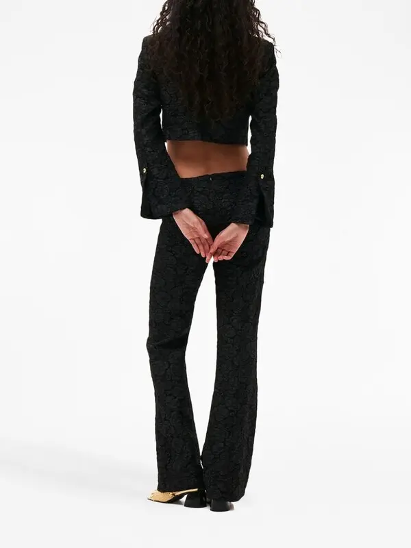 GANNI Jacquard Cropped Jacket
