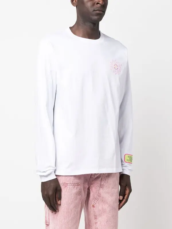 Gcds Surfing Wirdo Graphic-print T-shirt - White
