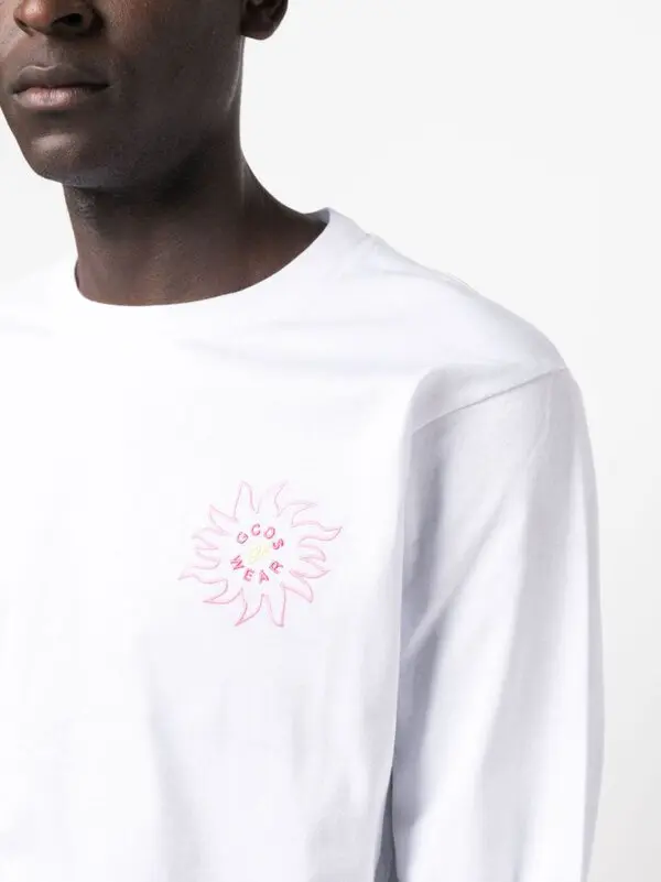 Gcds Surfing Wirdo Graphic-print T-shirt - White