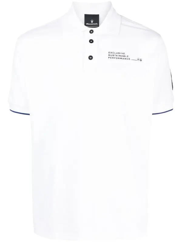 NORTH SAILS Graphic-print Cotton Polo Shirt