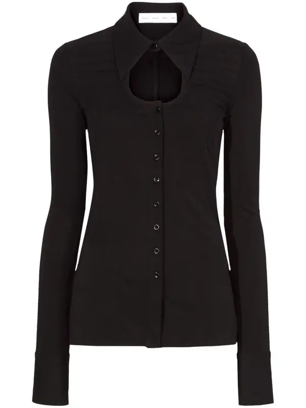 Proenza Schouler White Label Cut-out Shirt