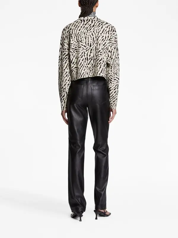 Proenza Schouler White Label Animal-pattern Jacquard Jumper