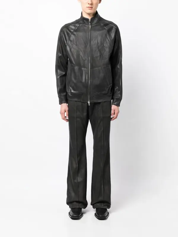 TAAKK Elastic-waist Straight-leg Trousers
