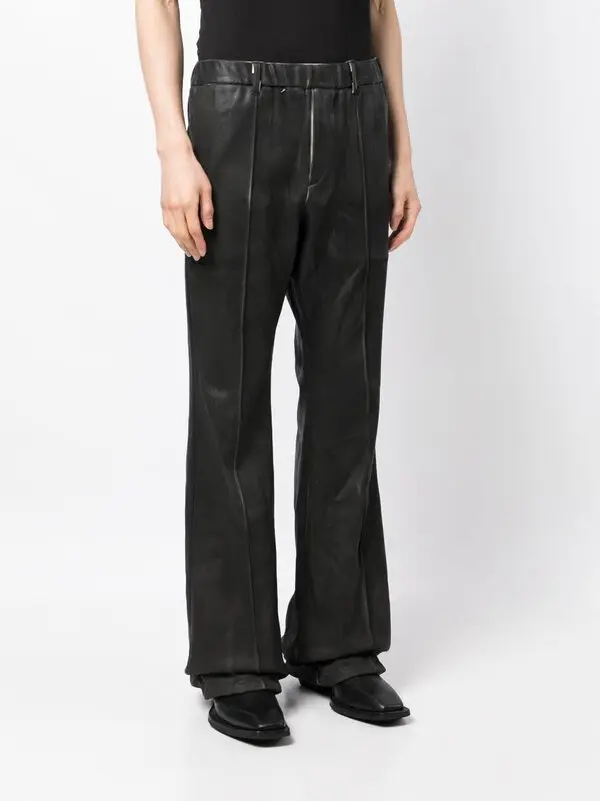 TAAKK Elastic-waist Straight-leg Trousers