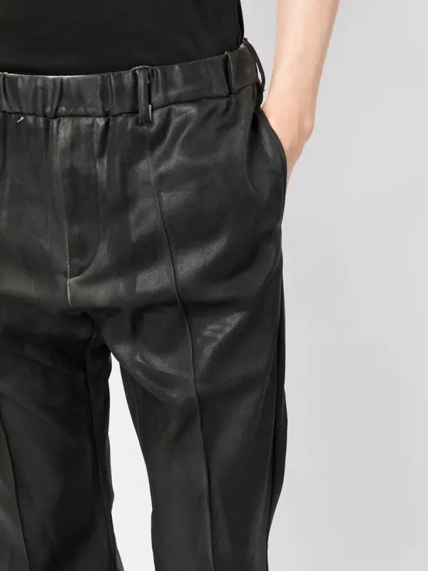 TAAKK Elastic-waist Straight-leg Trousers